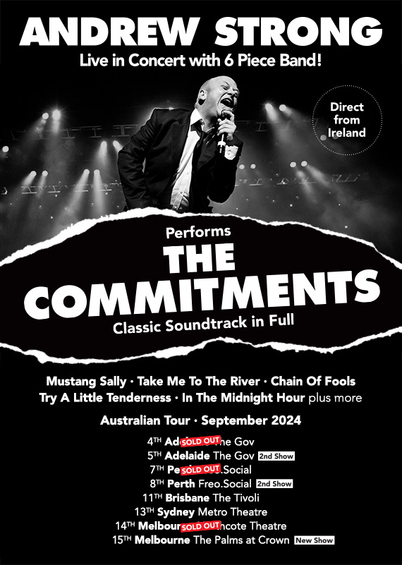 Andrew StrongperformsTHE COMMITMENTSin Full | Metropolis Touring